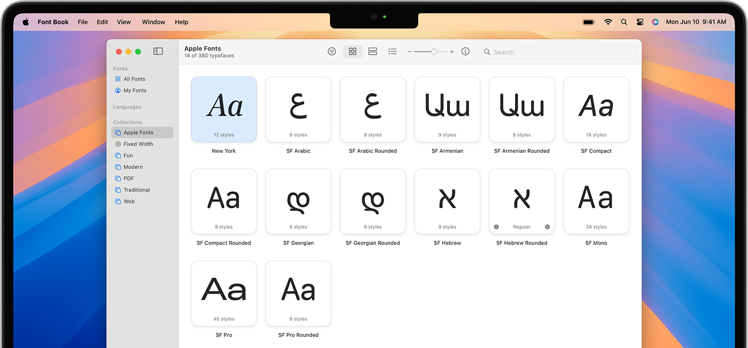 Fonts Apple Developer