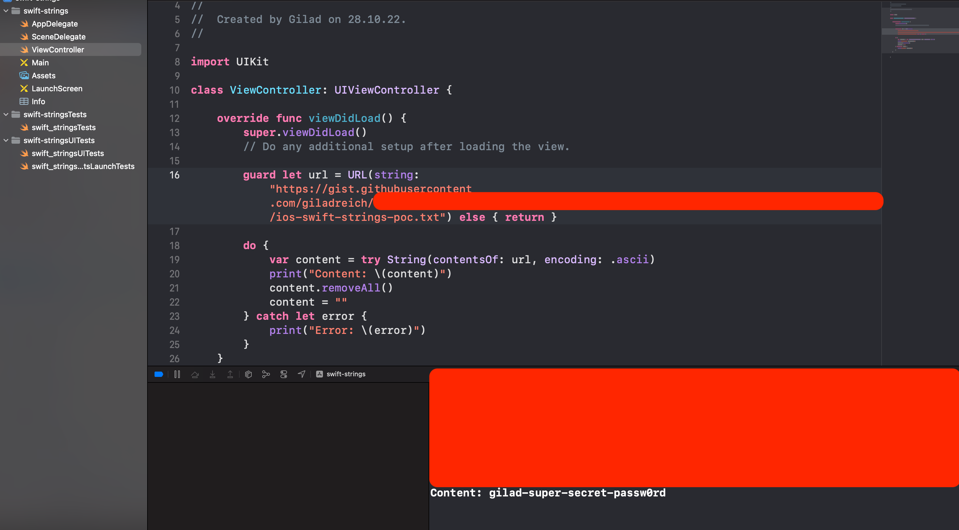 Sensitive Information Disclosed on… | Apple Developer Forums