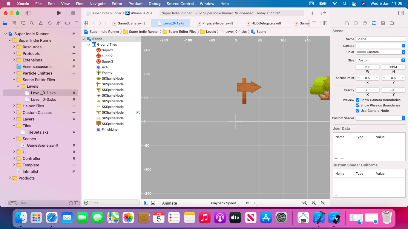 Xcode 12.5.1 SpriteKit SkScene til… | Apple Developer Forums
