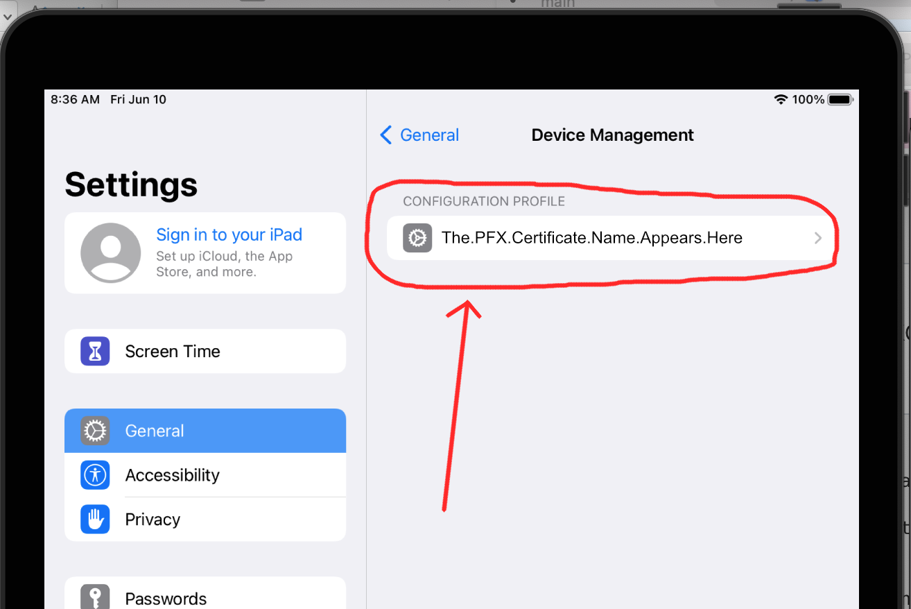 TLS Authentication With pfx Cert Apple Developer Forums