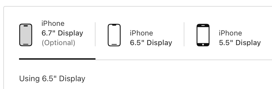 What are the required screenshots … | Apple Developer Forums