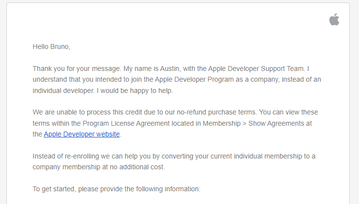 Registering Developer Account in T… | Apple Developer Forums