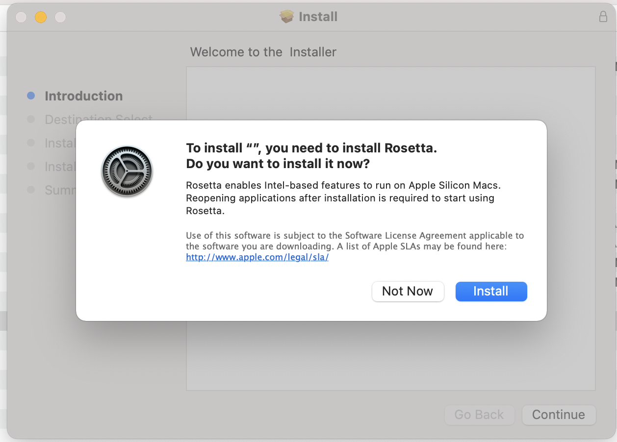 Universal pkg fail with rosetta in… | Apple Developer Forums