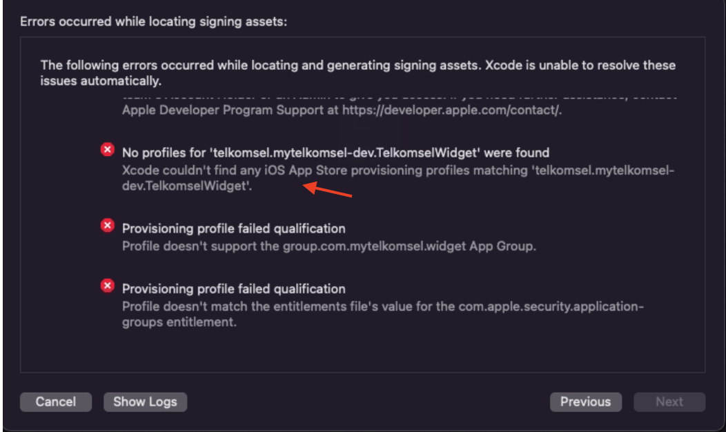 Xcode couldn't find any iOS App St… | Apple Developer Forums