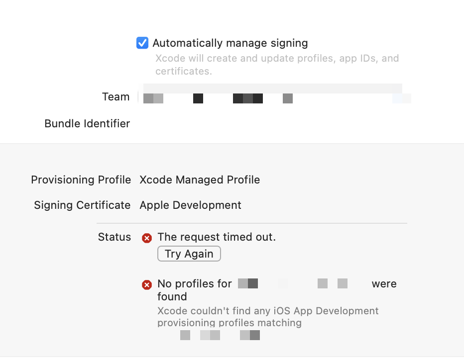 XCode Automatically manage signing… | Apple Developer Forums