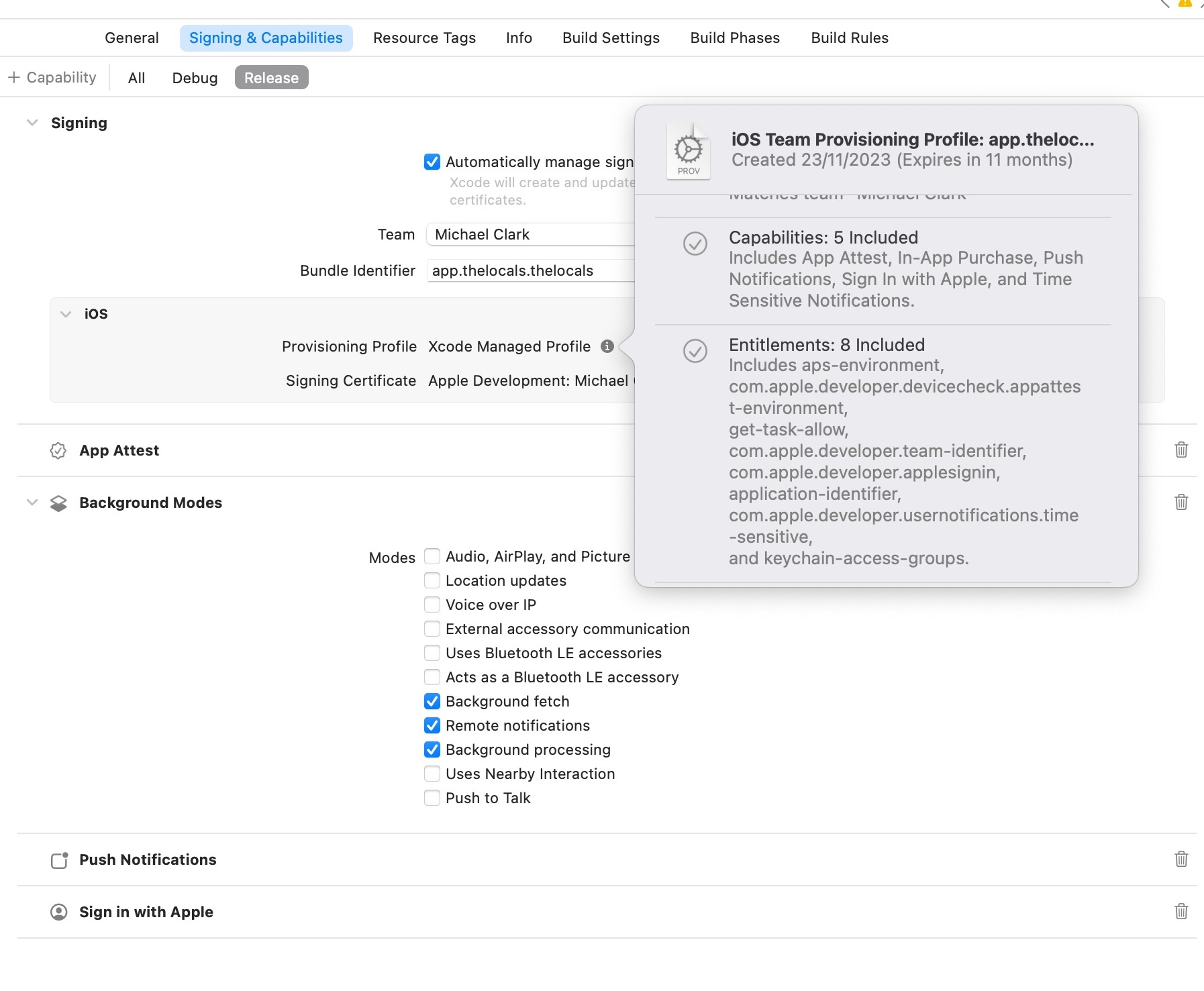Issue with APN entitlement on iOS … | Apple Developer Forums