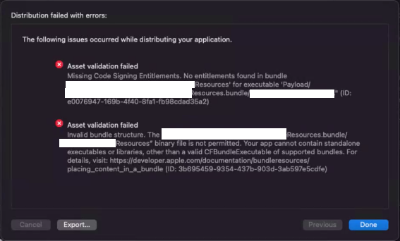 "Invalid Bundle Structure" when tr… | Apple Developer Forums
