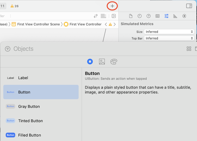 How Do I Insert A Button With Xcod Apple Developer Forums