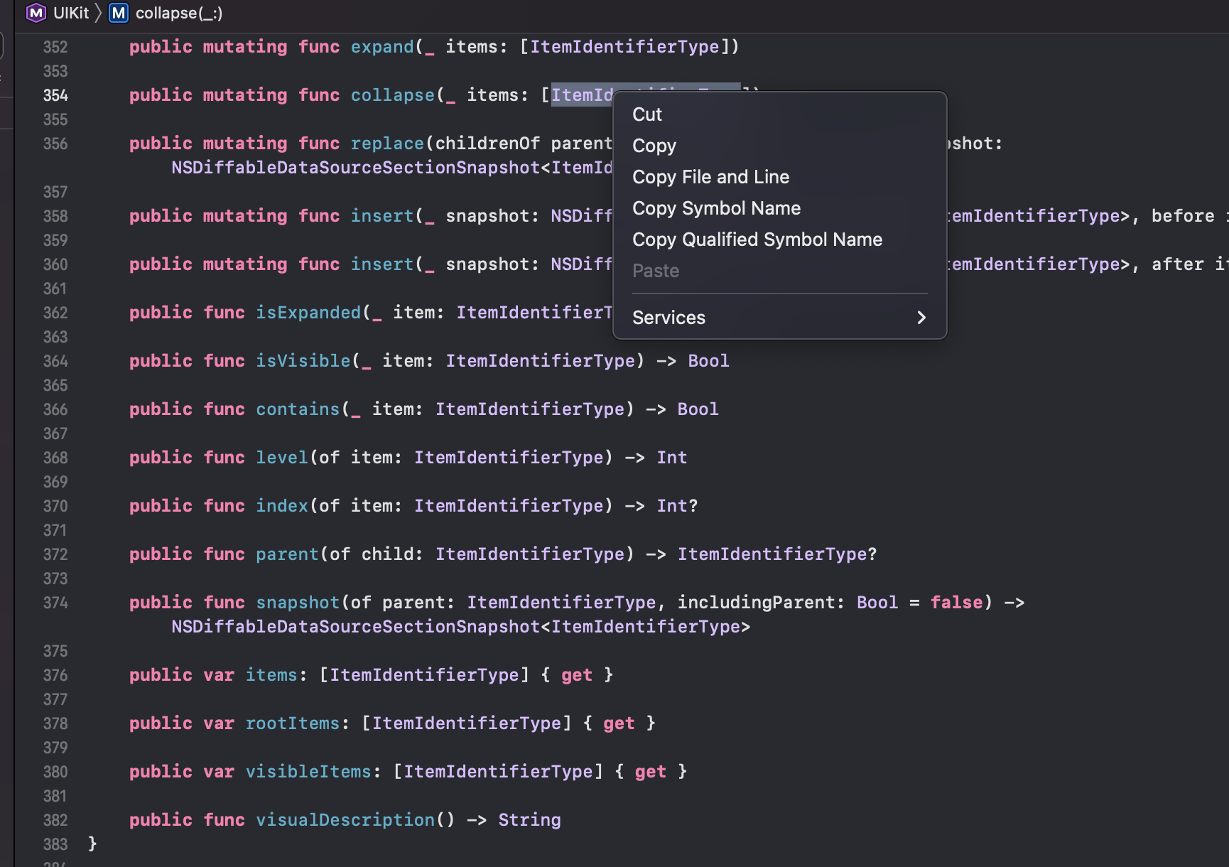 XCode jump to definition does not … | Apple Developer Forums