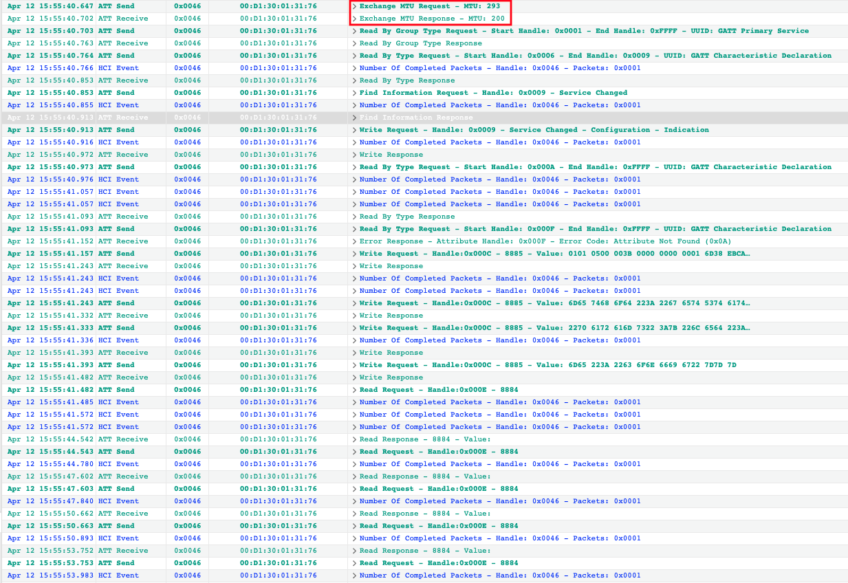 Bluetooth strange MTU | Apple Developer Forums