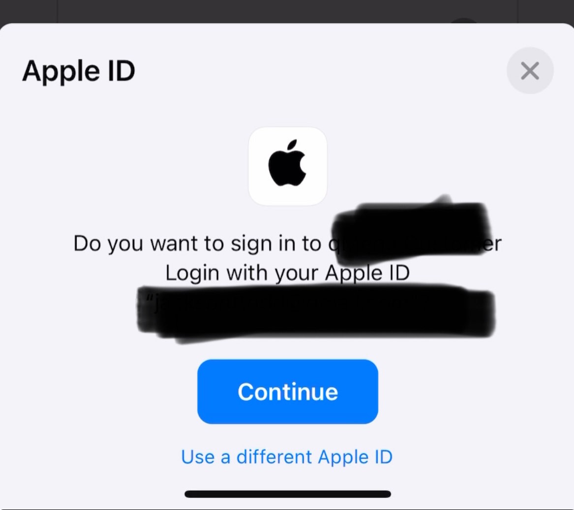 Sign in With Apple Problem on iOS | Apple Developer Forums