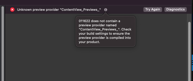 Xcode Preview Crashing Apple Developer Forums