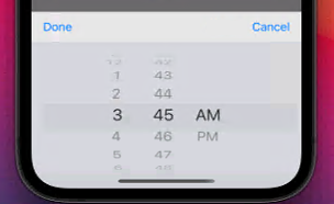 Done button toolbar on iPhone 12 m… | Apple Developer Forums