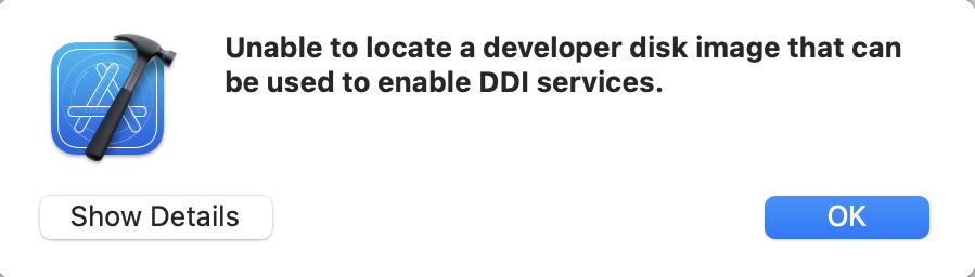 Xcode device DDI services error | Apple Developer Forums
