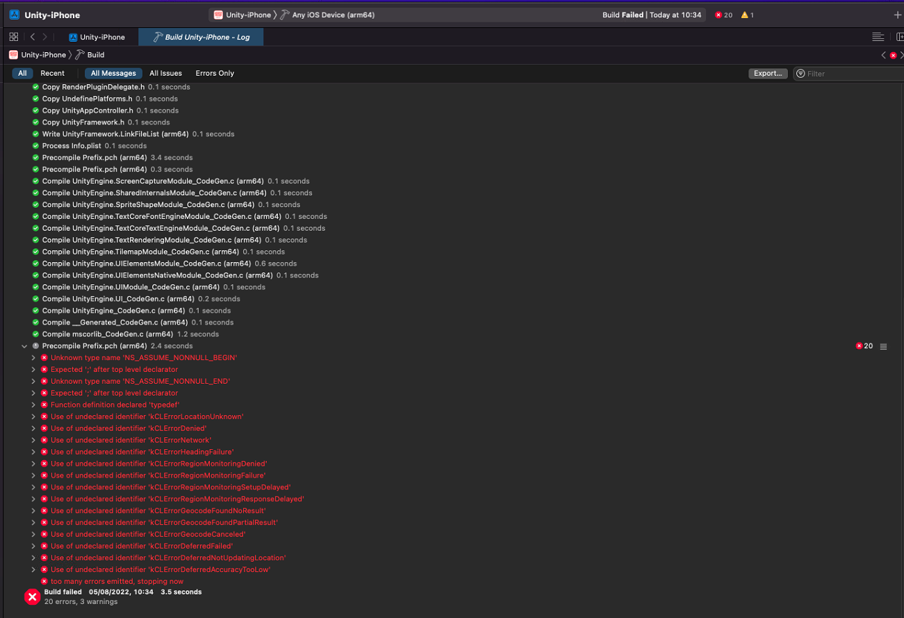 XCode doesn't archive Unity Build … | Apple Developer Forums