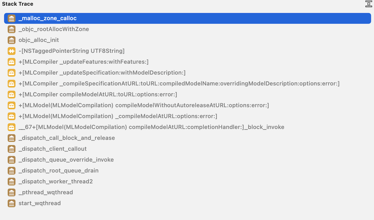 Memory Crash during iOS 16 Model C… | Apple Developer Forums