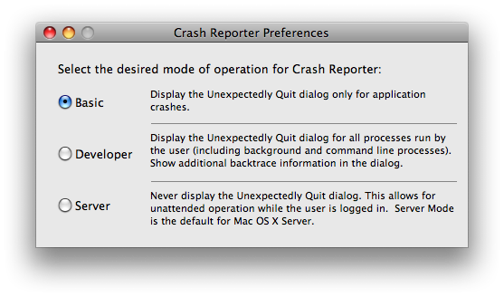 maxos CrashReporter结构_crash reporter prefs-CSDN博客